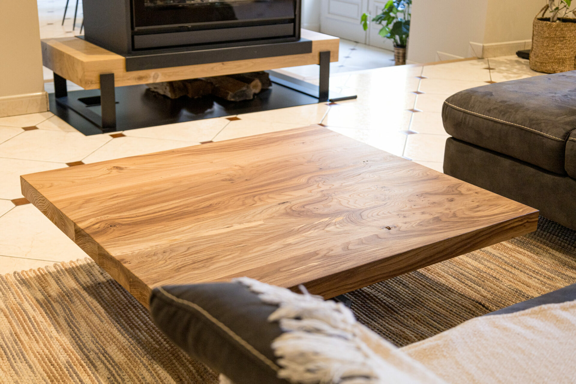 Table basse en Orme massif - Tarbes (65) - Welding Design